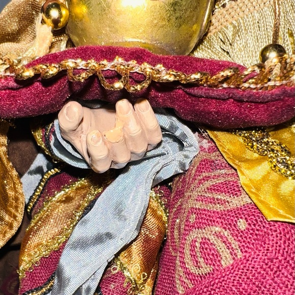 Holiday | 3 Large Vintage Magi Wizard Figurines Three Kings 3 Nativity ...